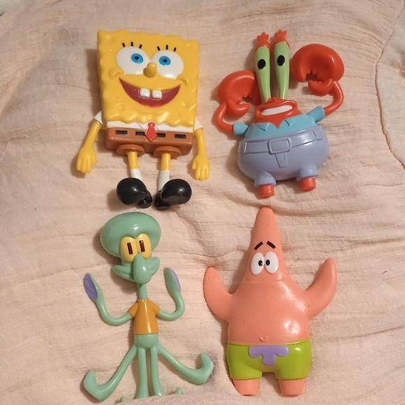 Toys | Spongebob Squarepants Character Toy Set | Poshmark